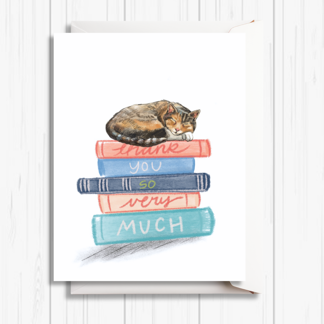 Cat Thank You Cards | Set of 6 Cat Thank You Cards | Blank Cat Cards ...
